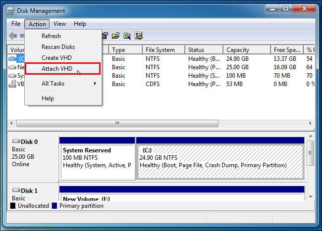 How To Mount A Windows 1087 System Image Backup As A Vhd