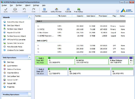 Extend Partition Wizard does not support to extend partition on a GPT Disk