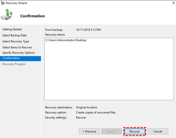How to Restore Windows Server 2012 Backup to Another Machine
