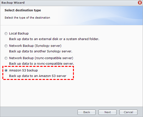 How to Perform Synology Backup to Amazon S3