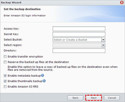 How to Perform Synology Backup to Amazon S3
