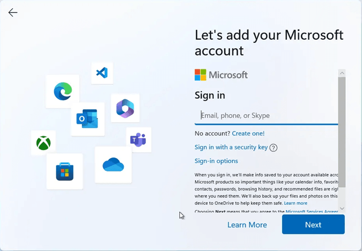 Install Windows 11 without Microsoft Account [4 Methods]