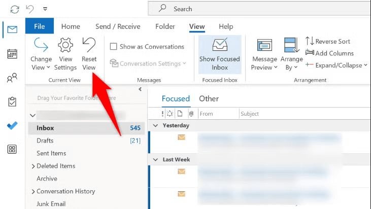 How to Restore Outlook to Default Settings [Views, Ribbon, etc]