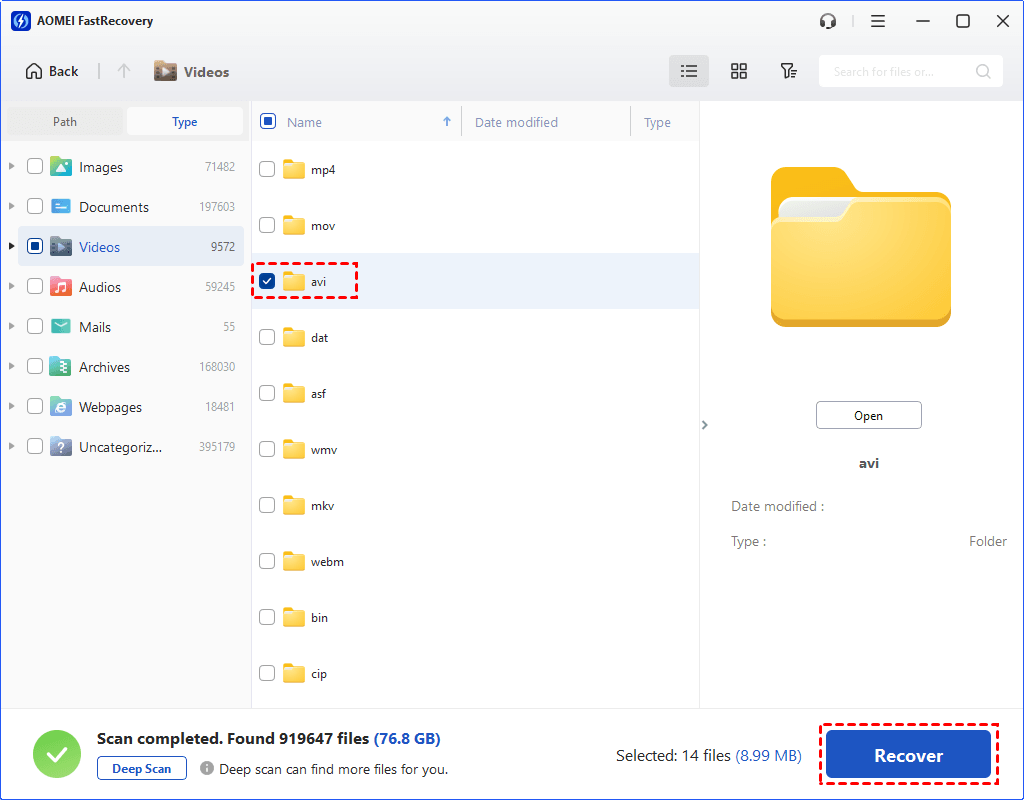 AVI File Recovery: How to Recover Deleted AVI Files Easily