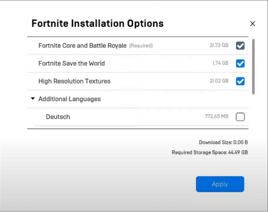 How Big is Fortnite on PC in 2026? (Storage Size, System Requirements ...