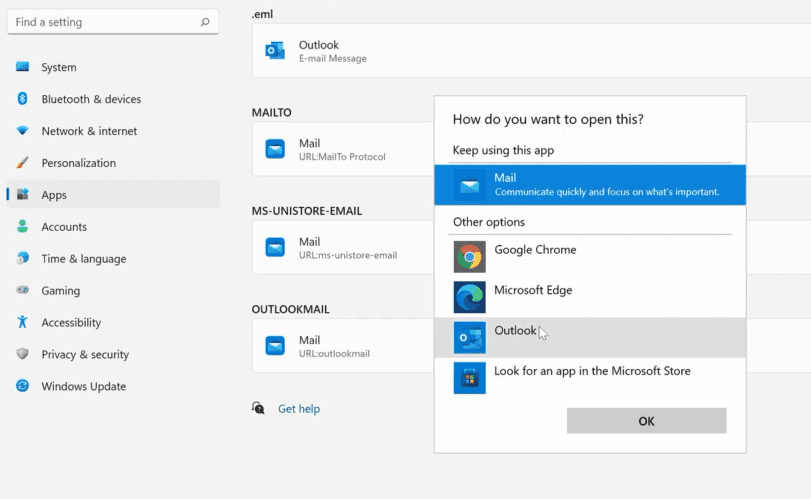 How To Set Default Email App In Windows 11